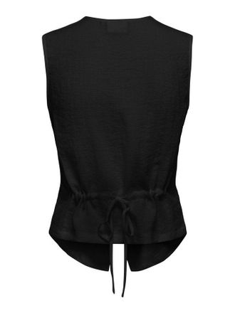Only Sommerkleid ONLITA S/L LINEN LOOK WAISTCOAT TLR