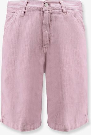 Carhartt Work in Progress Cooper herringbone cotton and linen shorts - CARHARTT WIP - gender_Man