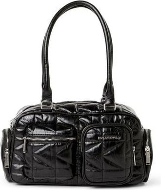 Karl Lagerfeld Sac &agrave; main matelass&eacute; en cuir