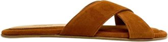 Gia Borghini Femme, Chaussures, Brun, Taille: 40 EU Hina Flat Sandal