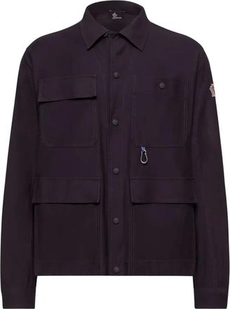 Moncler Homme, Vestes, Bleu, Taille: L Veste chemise