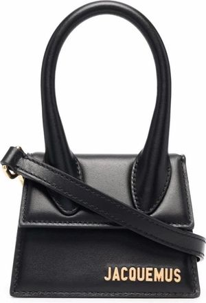 Jacquemus Femme, Sacs, Noir, Taille: ONE Size Mini Sac &agrave; rabat avec poign&eacute;e sur le dessus