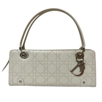 Dior Pre-owned Lady Dior Leder Handtasche - - Pre-owned - Damen - Wei&szlig; - ONE SIZE