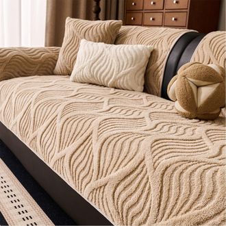 Generic Hundedecke Flanell Sofa&uuml;berzug Dicke Sofa &Uuml;berzug, Neue Universelle rutschfeste Solide Strukturierte Sofabezug F&uuml;r Wohnzimmer, Couch &Uuml;berwurfdecke Sof
