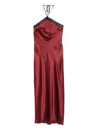 Reformation robe Aara - Rouge