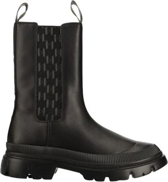 Karl Lagerfeld Homme, Chaussures, Noir, Taille: 41 EU Chelsea Bottes