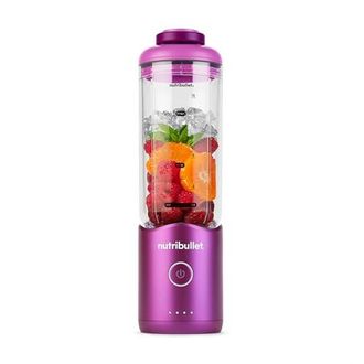 NutriBullet Flex 590ml - tragbarer Smoothie-Mixer mit Trinkdeckel, zerkleinert Eis und gefrorene Fr&uuml;chte, USB-C, Trageschlaufe, BPA-freier Becher, leicht zu reini