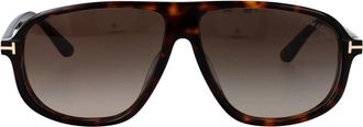 Tom Ford Homme, Accessoires, Brun, Taille: 61 MM Lunettes de soleil Guillaume pour lhomme moderne