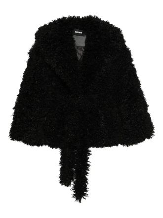 Rotate manteau &agrave; coupe oversize - Noir