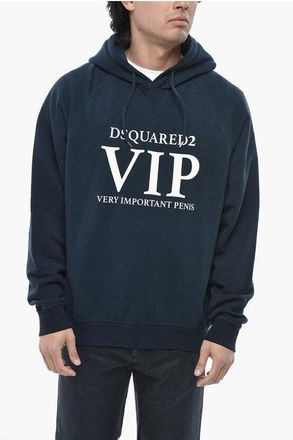 Dsquared2 Cotton Hoodie With Print size Xxl