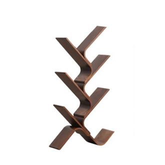 Generic Baumf&ouml;rmiges B&uuml;cherregal mit 3-8 Ebenen, kreativ gebogenes vertikales B&uuml;cherregal, Aufbewahrungsregal for B&uuml;cher, CDs und Zeitschriften(Color 2,6-Tier