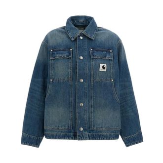Carhartt Work in Progress Femme, Vestes, Bleu, Taille: 40 FR Denim Jacket