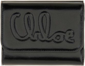 Chlo&eacute; Portefeuille Trifold C - Femme - Accessoires - Noir - Taille: ONE Size