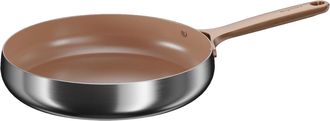 Berghoff Home Antihaft-Pfanne 28cm - PFAS-frei - große edelstahl Bratpfanne - Pfanne mit Antihaftbeschichtung - Universalpfanne für alle Herdarten - Roségold