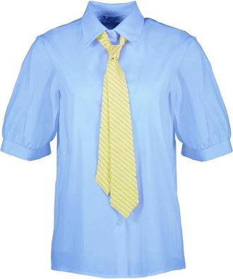 Am&eacute;lie & Am&eacute;lie Femme, Blouses et Chemises, Bleu, Taille: 44 FR Klara Blouse