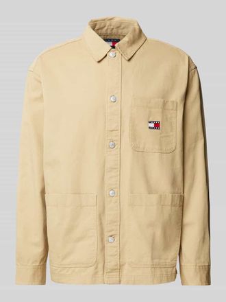 Tommy Jeans Regular Fit Hemdjacke mit aufgesetzten Taschen