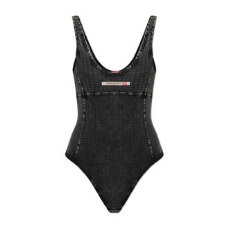 Diesel Phoebe-Dnm Bodysuit - - Tops - Damen - Grau - S