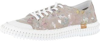 Andrea Conti Damen Low Top Sneaker, Dark Stone/Kombi, 40 EU