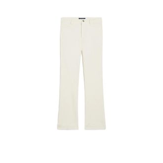 Max Mara Baumwollhose - - Trousers - Damen - Wei&szlig; - W26