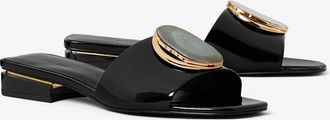 Tory Burch Patos Slide mit Absatz