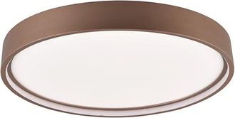 Trio Leuchten LED Deckenleuchte Doha 641310265, Metall Coffee matt, Acryl, inkl. 29 Watt LED