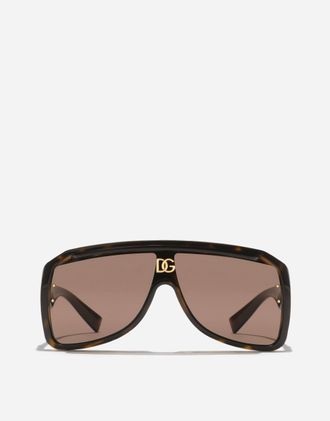 Dolce & Gabbana Dg Crossed Sunglasses - Frau Neuheiten Havana Acetat Onesize