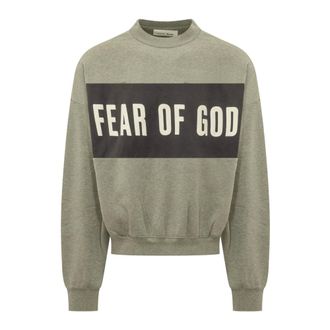 Fear of God Homme, Sweatshirts et sweats &agrave; capuche, Vert, Taille: M SweaT-shirts