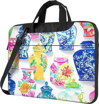 Generic Colorful Vases Sac pour ordinateur portable de 15,6, housse de protection antichoc pour ordinateur portable de 15,6, housse de protection pour ordinat