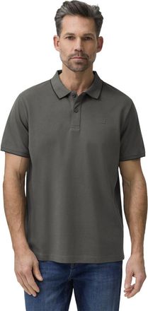 Street One Men Basic Poloshirt Oil Grey XXL