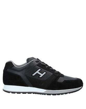 Hogan Baskets pour homme H671 86er en daim noir avec détails en gland ...