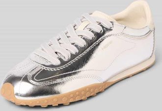 Hoff Sneaker aus echtem Leder in gl&auml;nzender Optik Modell Bridge