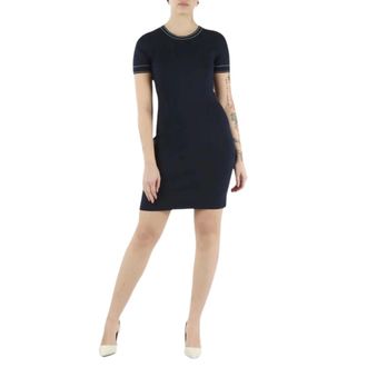 Michael Kors Damen, Kleider, Blau, LGr&ouml;&szlig;e