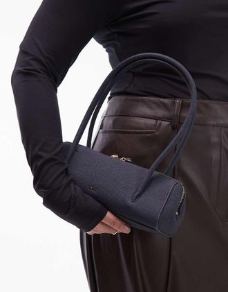 JW PEI Nova - Mini sac &agrave; main en denim - Bleu