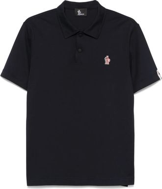 Moncler polo &agrave; manches courtes - Bleu