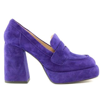 Bibi Lou Lila Wildleder Loafer - - Shoes - Damen - Lila - 36 EU