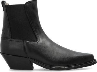 AllSaints Bottines Carter &agrave; Talon - Femme - Chaussures - Noir - Taille: 41 EU