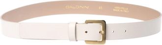 Baldinini Femme, Accessoires, Blanc, Taille: 95 CM Leather Belt