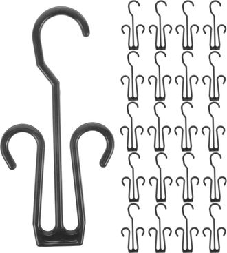 BESPORTBLE Plastik Schuhaufh&auml;nger 36 St&uuml;ck Platzsparender Schuhst&auml;nder aus Kunststoff Multifunktionaler H&auml;ngeschuhhalter f&uuml;r Kleiderschrank Eingangsbereich und G