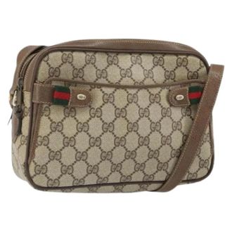 Gucci Sac bandouli&egrave;re en plastique Pre-owned - Femme - Pre-owned - Beige - Taille: ONE Size