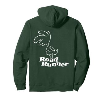 Looney Tunes Road Runner Logo Profil dunkel Pullover Hoodie