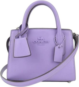 Coach Sac &agrave; main mini Pre-owned - Femme - Pre-owned - Violet - Taille: ONE Size