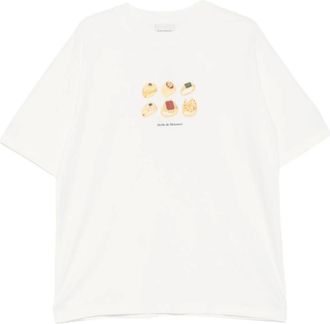 Dr&ocirc;le de Monsieur T-shirt Rings - Homme - Tops - Blanc - Taille: L