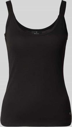 Monari Tanktop mit Rundhalsausschnitt und Label-Detail