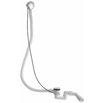 Duravit Duravit - Zubeh&ouml;r - Ab- und &Uuml;berlaufgarnitur, Bowdenzug, Chrom 790227000001000