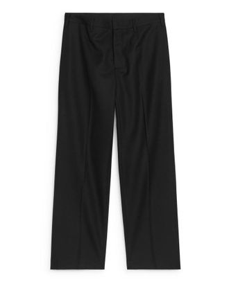 Arket Weite Wollhose -Schwarz