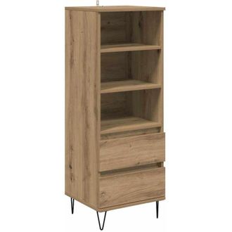 vidaXL vidaXL Haut Armoire Ch&ecirc;ne artisanal 40 x 36 x 110 cm Bois ding&eacute;nierie