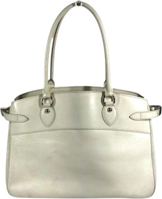 Louis Vuitton Pre-owned Sac cabas bandouli&egrave;re vintage - Femme - Pre-owned - Blanc - Taille: ONE Size