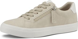 Tamaris Damen Klassische Ballerinas, Frauen Flats,Comfort Lining,TOUCHit-Fu&szlig;bett,Slip-ons,klassisch elegant,Ballerinen,Dune,36 EU