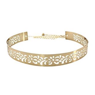 Generic Ceinture avec &eacute;tui pour femme - Petite taille &eacute;l&eacute;gante - Taille &agrave; la taille - Ceinture brillante - Orris, dor&eacute;, taille unique