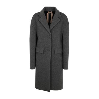 N&deg;21 Jersey Coat - - Coats - Damen - Grau - L